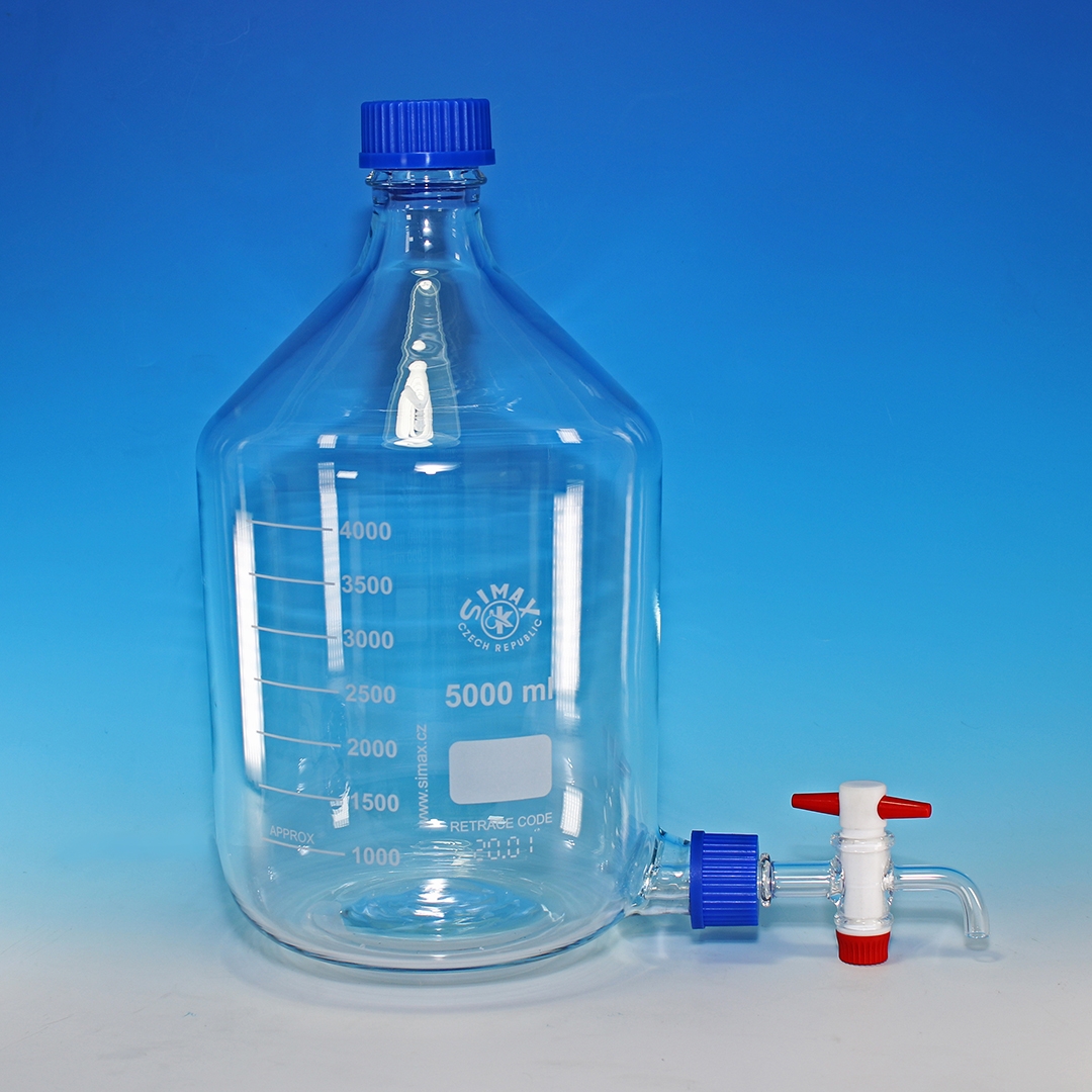 Bottle, Reagent Bottle, With Stopcock, Borosilicate Glass 3.3 - Smith ...