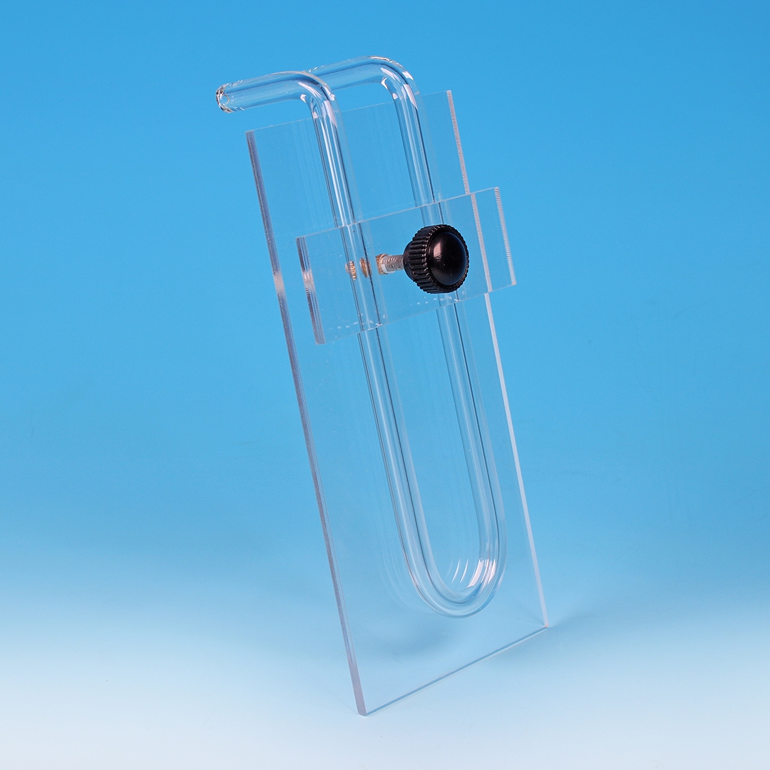 Tube, Manometer Tube, Mounted on Clear Plastic, Glass - Smith Scientific